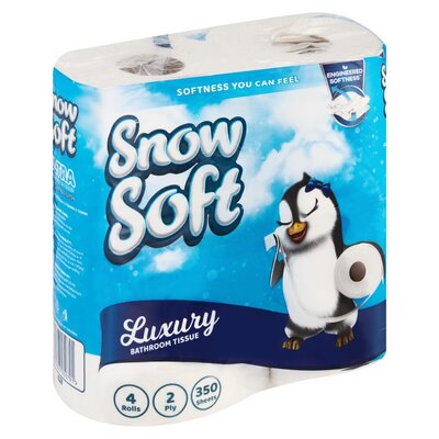 SNOWSOFT 2 PLY TOILET ROLLS 4EA | PnP