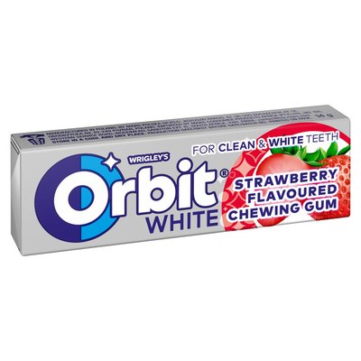 Orbit White Strawberry Flavoured Sugar Free Chewing Gum 10 Pack | PnP