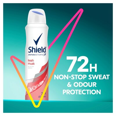 Shield Women Fresh Musk Antiperspirant Deodorant Body Spray 150ml | PnP