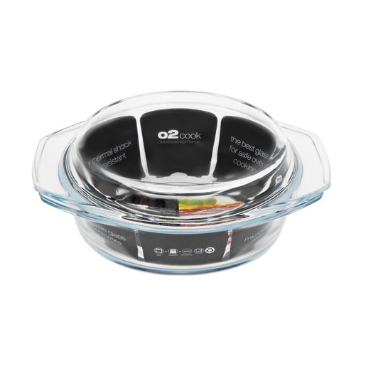 O2 Cook 1l Round Casserole With Lid | PnP