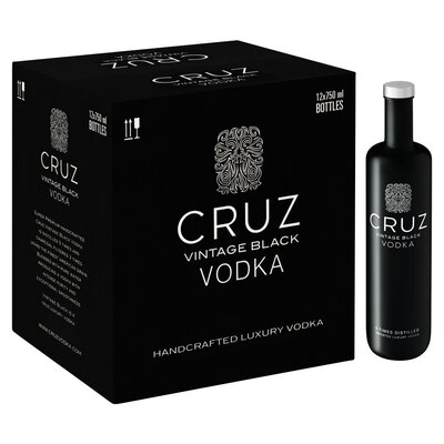 Cruz Vintage Black Vodka 750ml x 12 | PnP