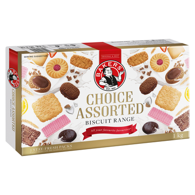 Bakers Choice Assorted Biscuits 1kg | Smart Price Specials | PnP Home