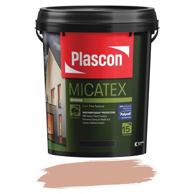 Plascon Micatex Matt Textured Exterior Paint Fever Tree 20L | Smart ...