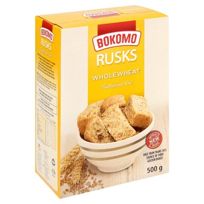 Bokomo Whole Wheat Rusk 500g | PnP