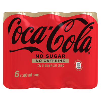 Cola-Cola No Sugar & No Caffeine 300ml | PnP