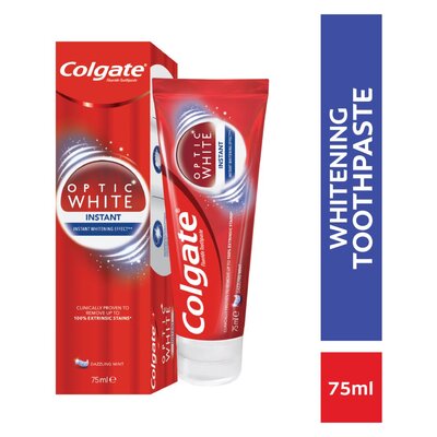 Colgate Optic White Instant, Whitening Toothpaste 75ml | Smart Price ...
