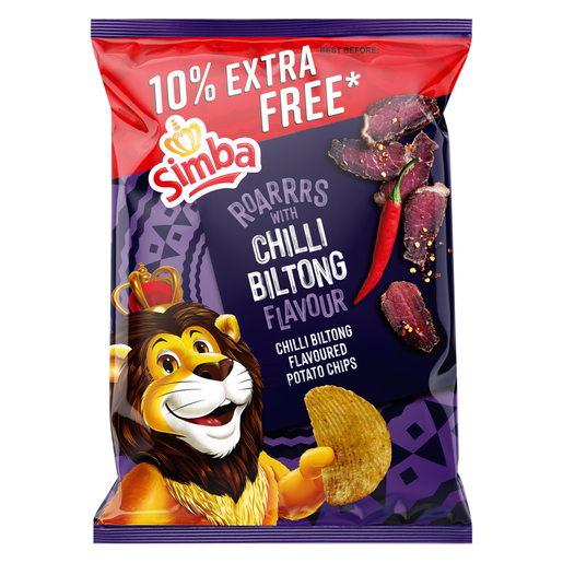 Simba Chips Chilli Biltong 132g | PnP