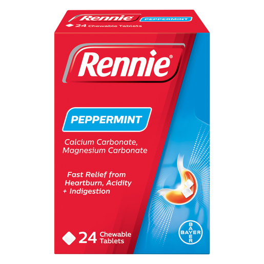 Rennie Peppermint Antacid Tablets 24s | PnP