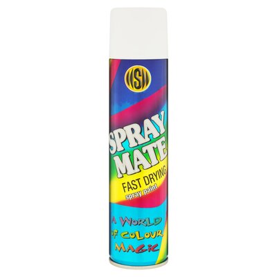 Spraymate Fast Drying Spray Paint Matt White 250ml | Smart Price ...