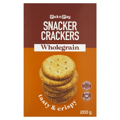 PnP Salted Wholegrain Snacker Crackers 200g | Smart Price Specials ...