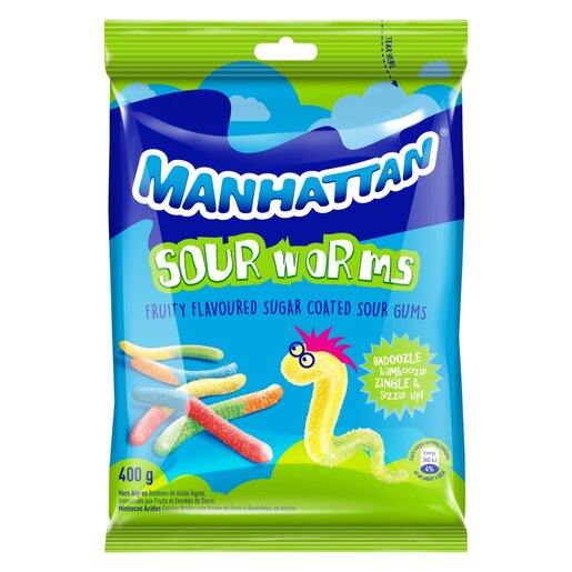 Manhattan Sour Worms 400g | Smart Price Specials | PnP Home