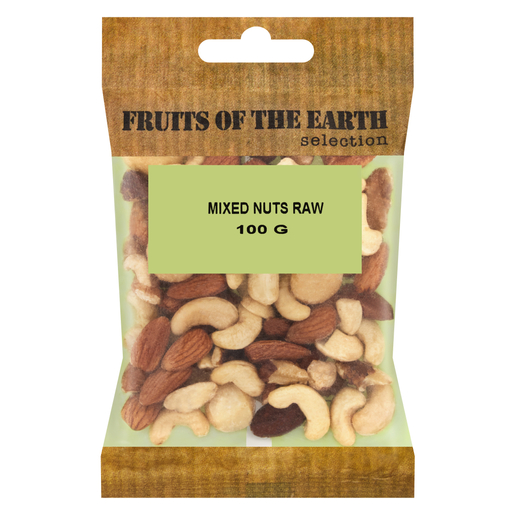 Fruits Of The Earth Raw Mixed Nuts 100g | PnP