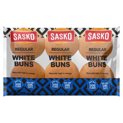 Sasko Regular White Round Rolls 6 Pack | PnP