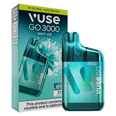 Vuse Go Mint Ice 3000 Disposable Vape Device Kit | PnP
