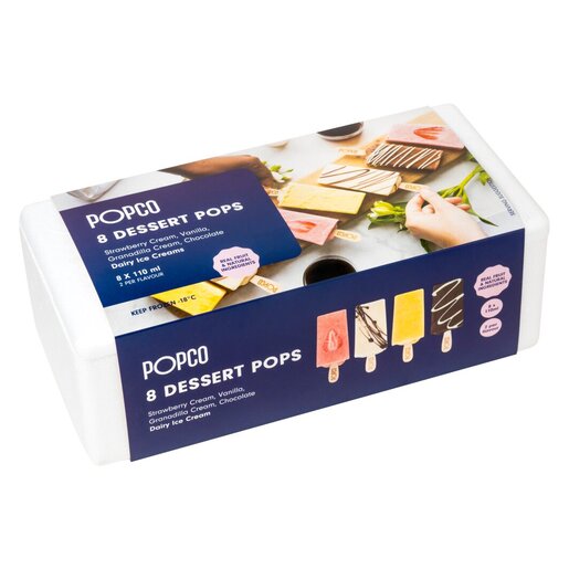 Popco Dessert Pops Multipack 110ml 8 Pack | PnP