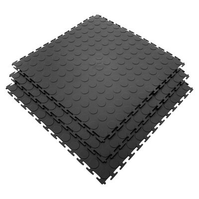 Multi-flor Black Pvc Interlocking Tile | PnP