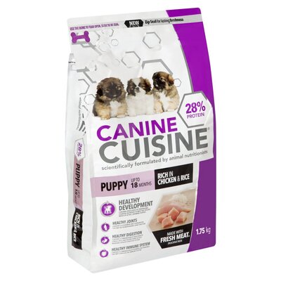 Canine Cuisine Dog Food Puppy Chicken & Rice 1.75kg | Smart Price ...