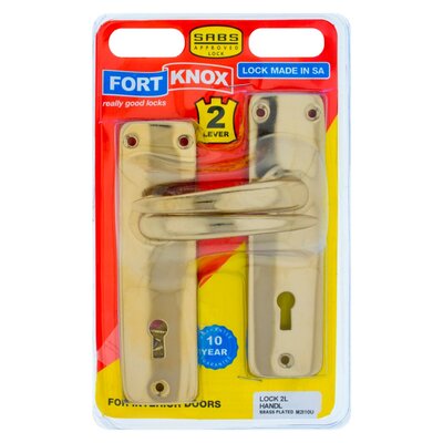 Fort Knox 2-Lever Brass Plated Handles | Smart Price Specials | PnP Home