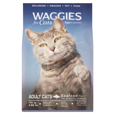 Waggies Cat Dry Seafood 1.75kg | Smart Price Specials | PnP Home