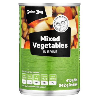 PnP Mixed Vegetables 410g | PnP
