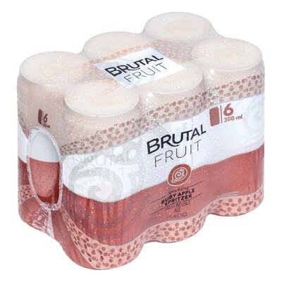 Brutal Fruit Ruby Apple Can 6 x 300ml | PnP