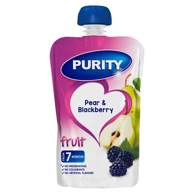 Purity Pouch Pear & Blackberry 110ml from 6 Months | PnP