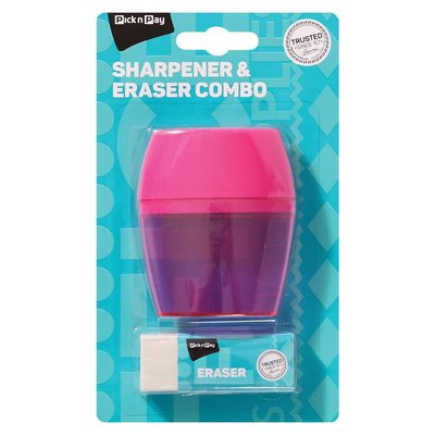 PnP Assorted Canister Sharpener & Eraser Set | PnP