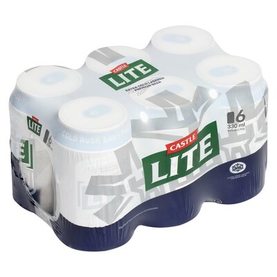 Castle Lite Can 6 x 330ml | Smart Price Specials | PnP Home