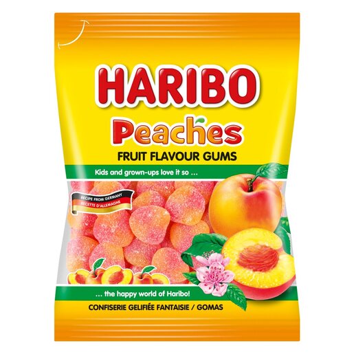 Haribo Peaches Fruit Flavoured Gums 80g | PnP