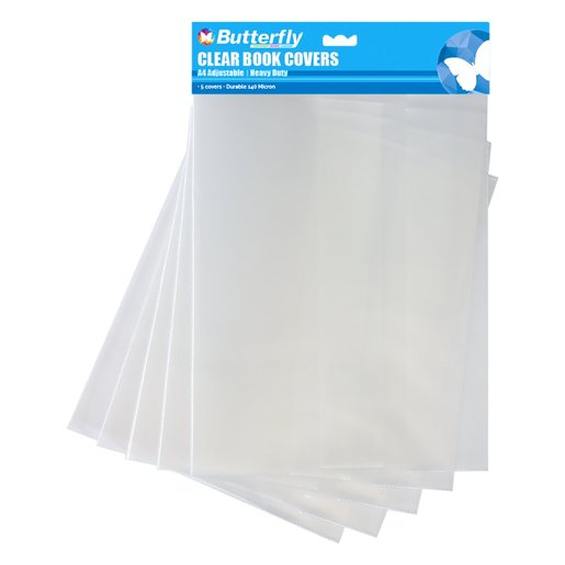 Butterfly A4 Book Clear Cover 5 Pack | PnP