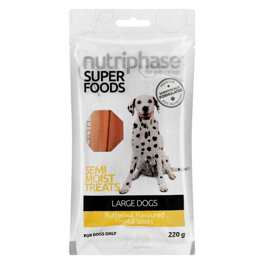 Nutriphase Butternut Dental Sticks Large Dog 220g | PnP
