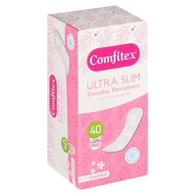 Comfitex Ultra Slim Pantyliner Scented 40 Pack | PnP