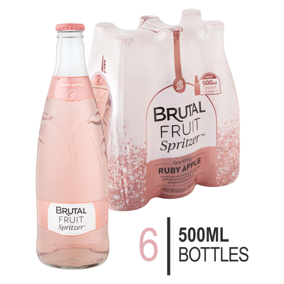 Brutal Fruit Litchi Seche Can 6 x 500ml | PnP