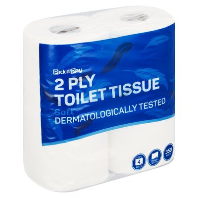PnP 2 Ply Toilet Tissue Paper 9 Pack | PnP