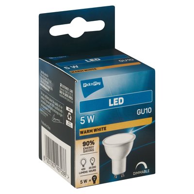PnP 9w GU10 Warm White Dimmable LED (Downlighter) | PnP