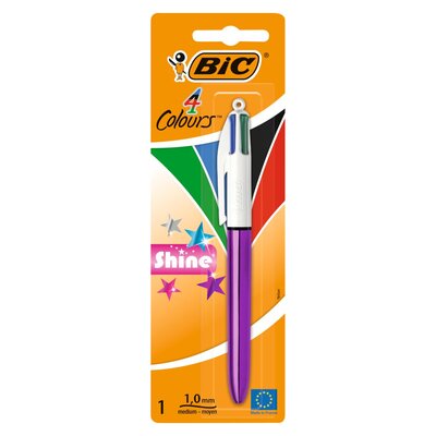 BIC 4 Colours Shine Assorted Ballpoint Pen | PnP