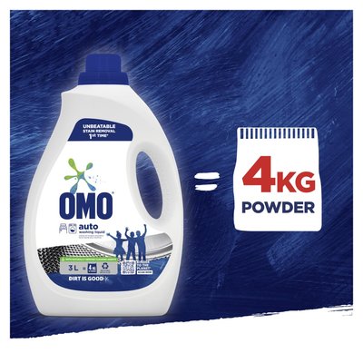 Omo Stain Removal Auto Washing Liquid Detergent 3L | Smart Price Specials | PnP Home