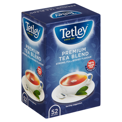 Tetley Premium Tea Blend Tea 52 Pack | PnP