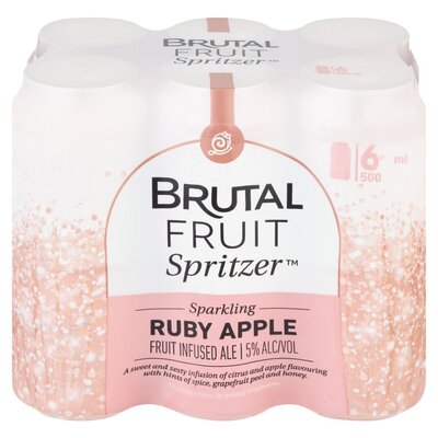 Brutal Fruit Ruby Apple Spritzer 6 x 500ml | PnP