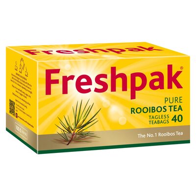 Freshpak Rooibos Tagless Tea Bags 40 Pack | PnP