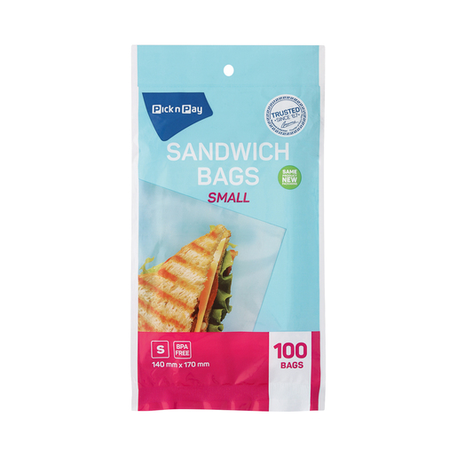 PnP Small Sandwich Bags 100ea | PnP