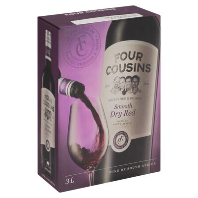 Four Cousins Dry Red 3L | PnP