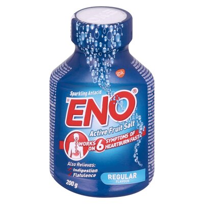 Eno Regular Flavoured Antacid Active Fruit Salts 200g | Smart Price ...