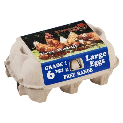 Kiepersol Free Range Large Eggs 6 Pack | PnP