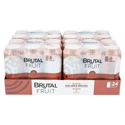 Brutal Fruit Ruby Apple Can 24 x 500ml | Smart Price Specials | PnP Home