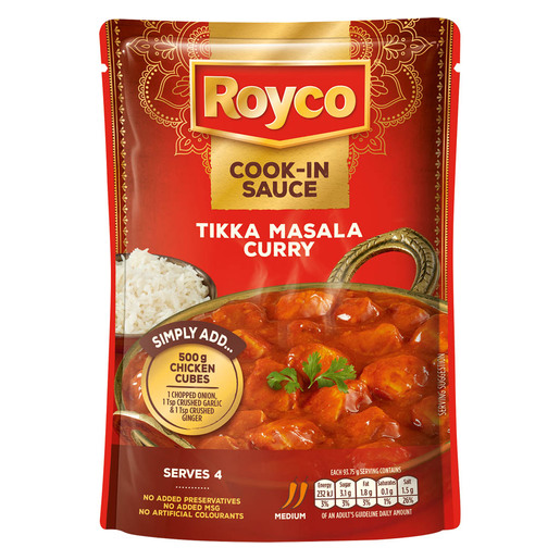 Royco Tikka Masala Wet Cook In Sauce 375g | PnP
