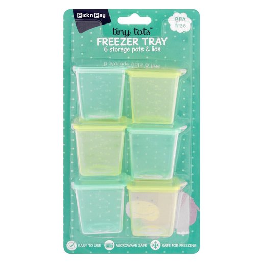 PnP Tiny Tots Freezer Pots 6 Pieces | PnP