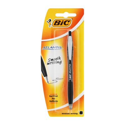 BIC Atlantis Ball Point Refillable Black Pen | Smart Price Specials | PnP Home