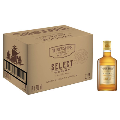 Three Ships Select Whisky 200ml x 12 | PnP