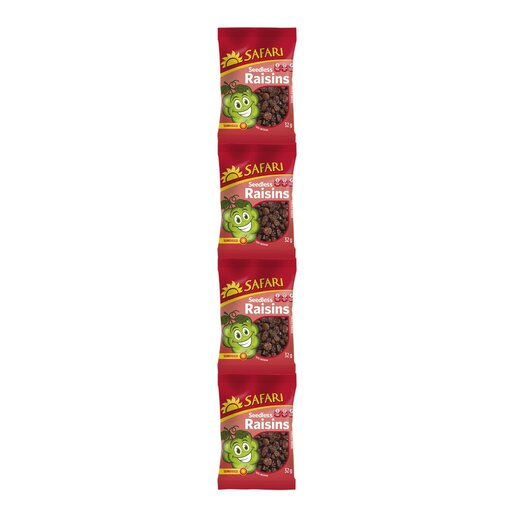 Safari Seedless Dried Raisin 4 x 32g | PnP